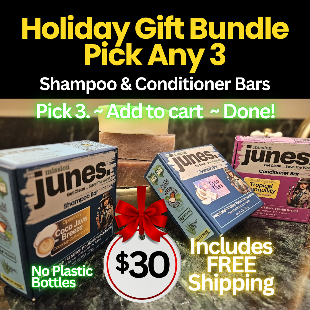 Holiday Gift Bundle - Pick Any 3 Shampoo/Conditioners – MissionJunes